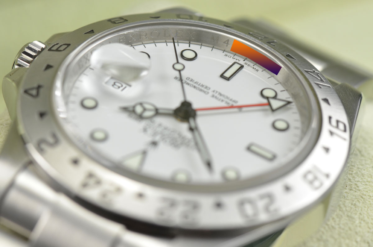 Mens Rolex Explorer II Stainless Steel Automatic 3186 SEL White Dial ...