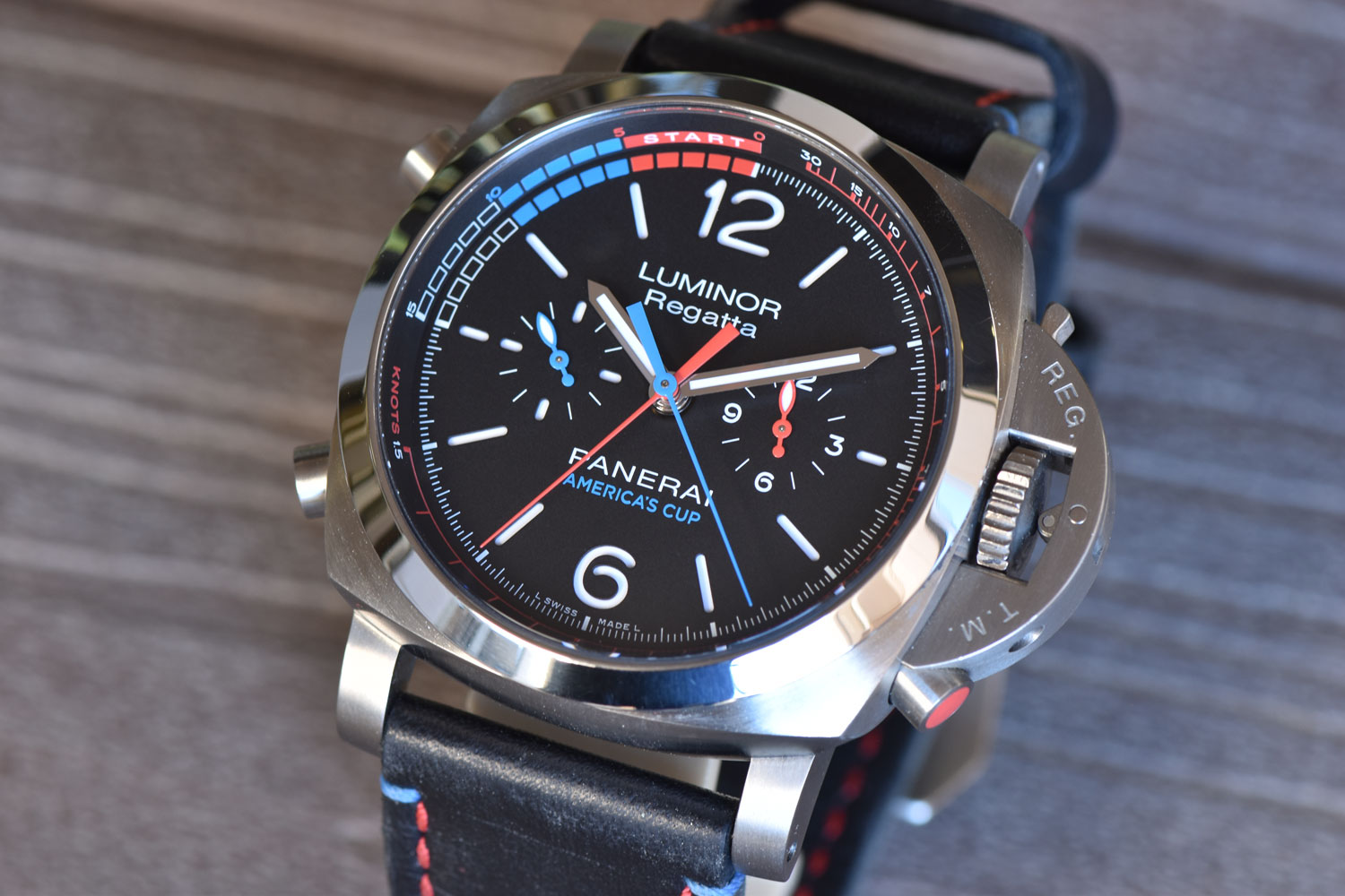 2017 Panerai Luminor 1950 Regatta Oracle Team USA 3 Days Chrono Flyback ...